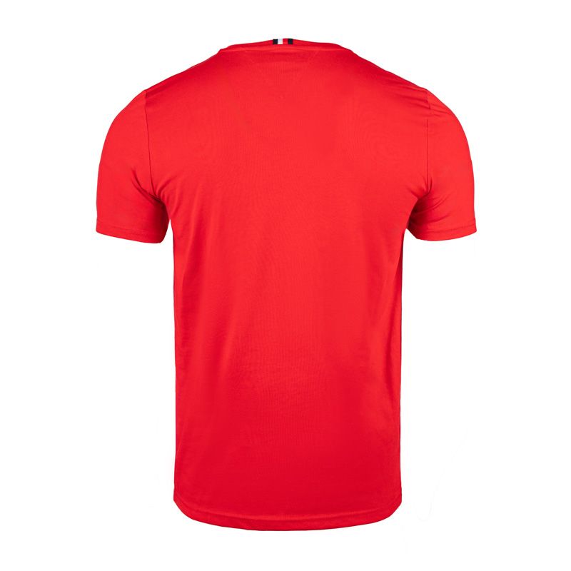 Tee shirt coupe droite basique avec petit logo brodé Homme TOMMY