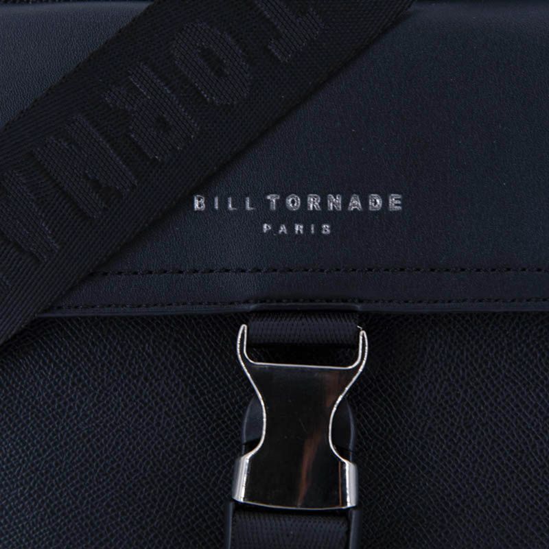 Sac bandoulière avec poche clipsée 29x26x4cm Homme BILL TORNADE à